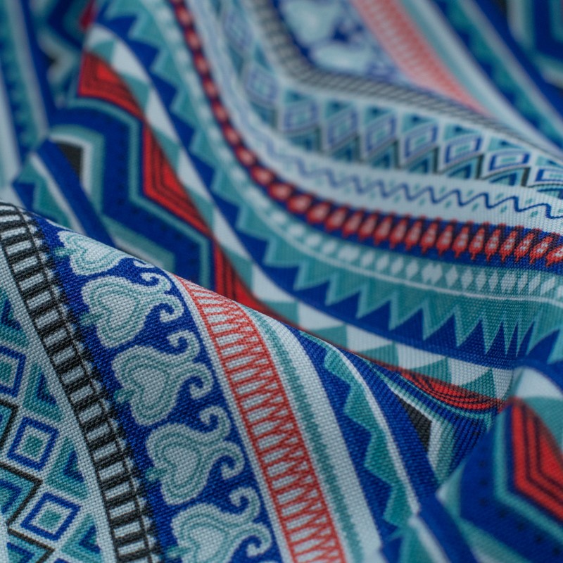 Tela de tergal étnica