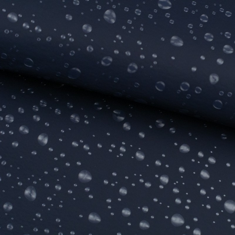 Tela de softshell gotas de agua