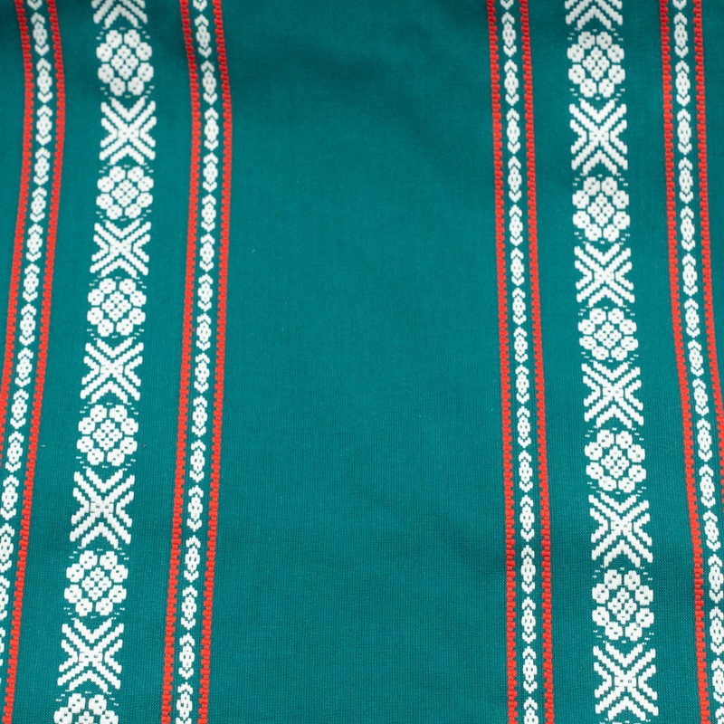 Tela de manteleria vasca tradicional